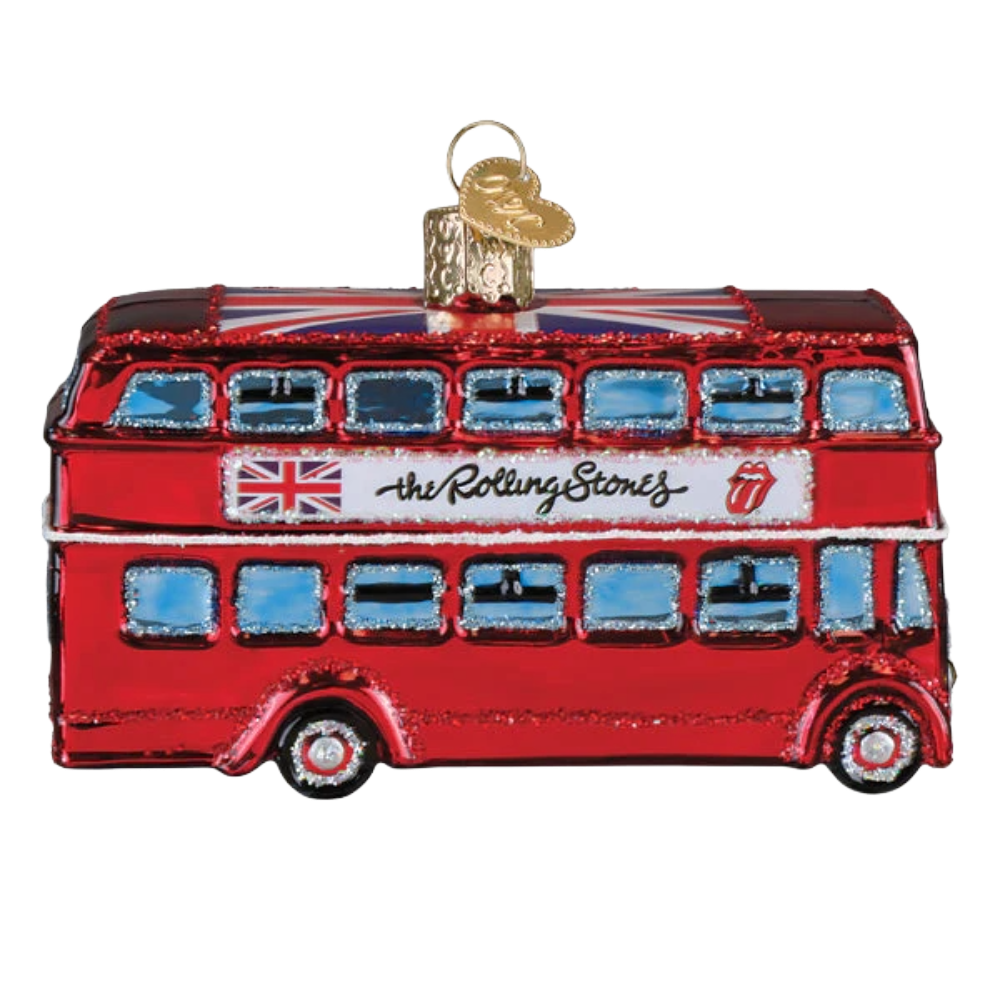 The Rolling Stones British Bus Ornament - The Rolling Stones