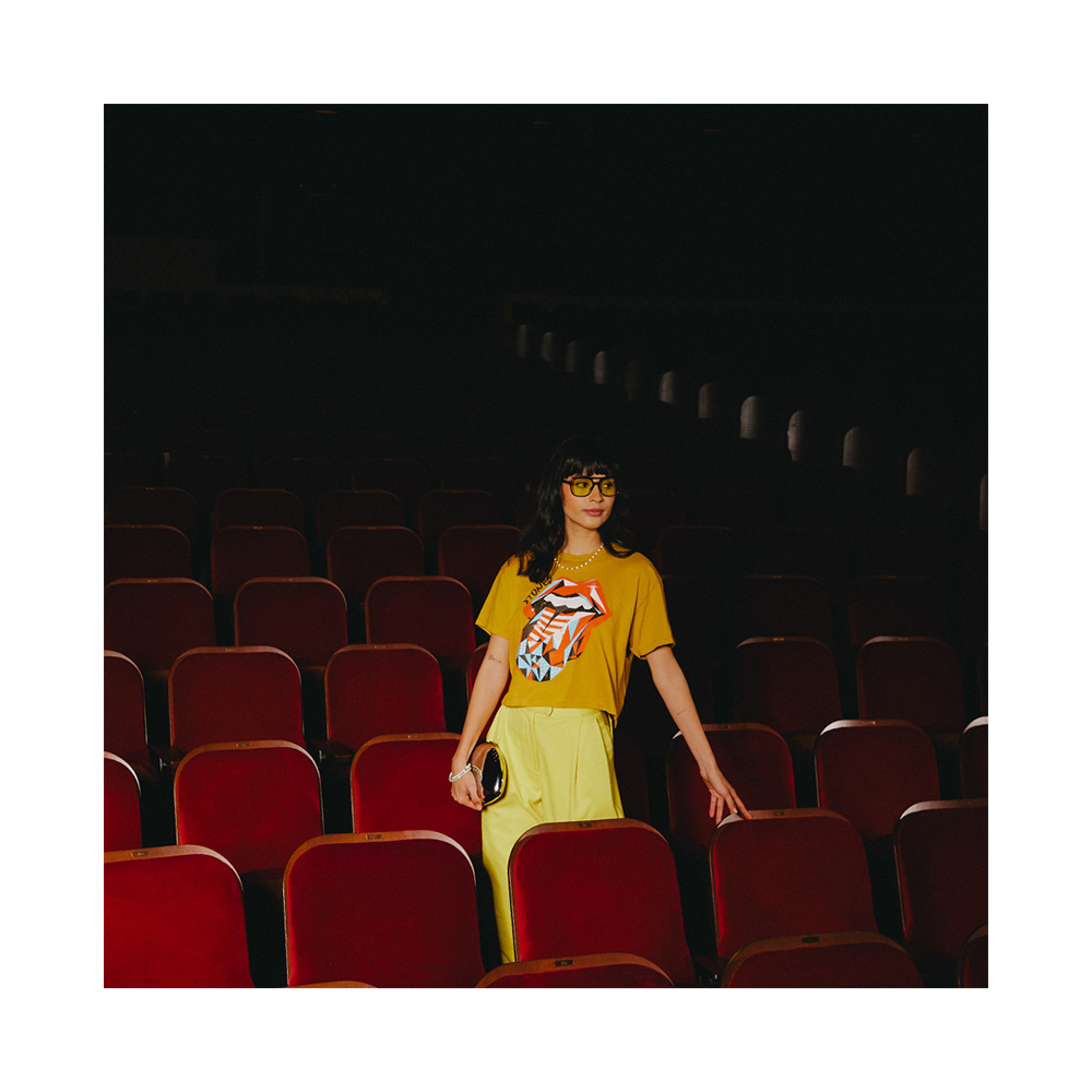 Hackney Diamonds Tour Usa Tongue Crop Top The Rolling Stones