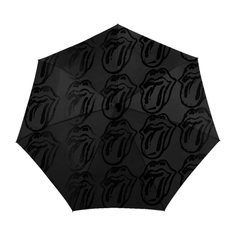 Paint It Black Repeating Tongue Jumbo Umbrella - The Rolling Stones
