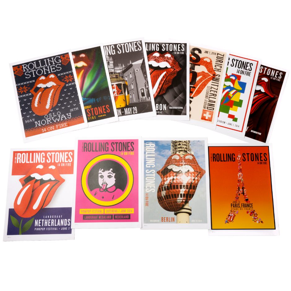 Rolling Stones Lithographs & Posters | Rolling Stones Store – The ...