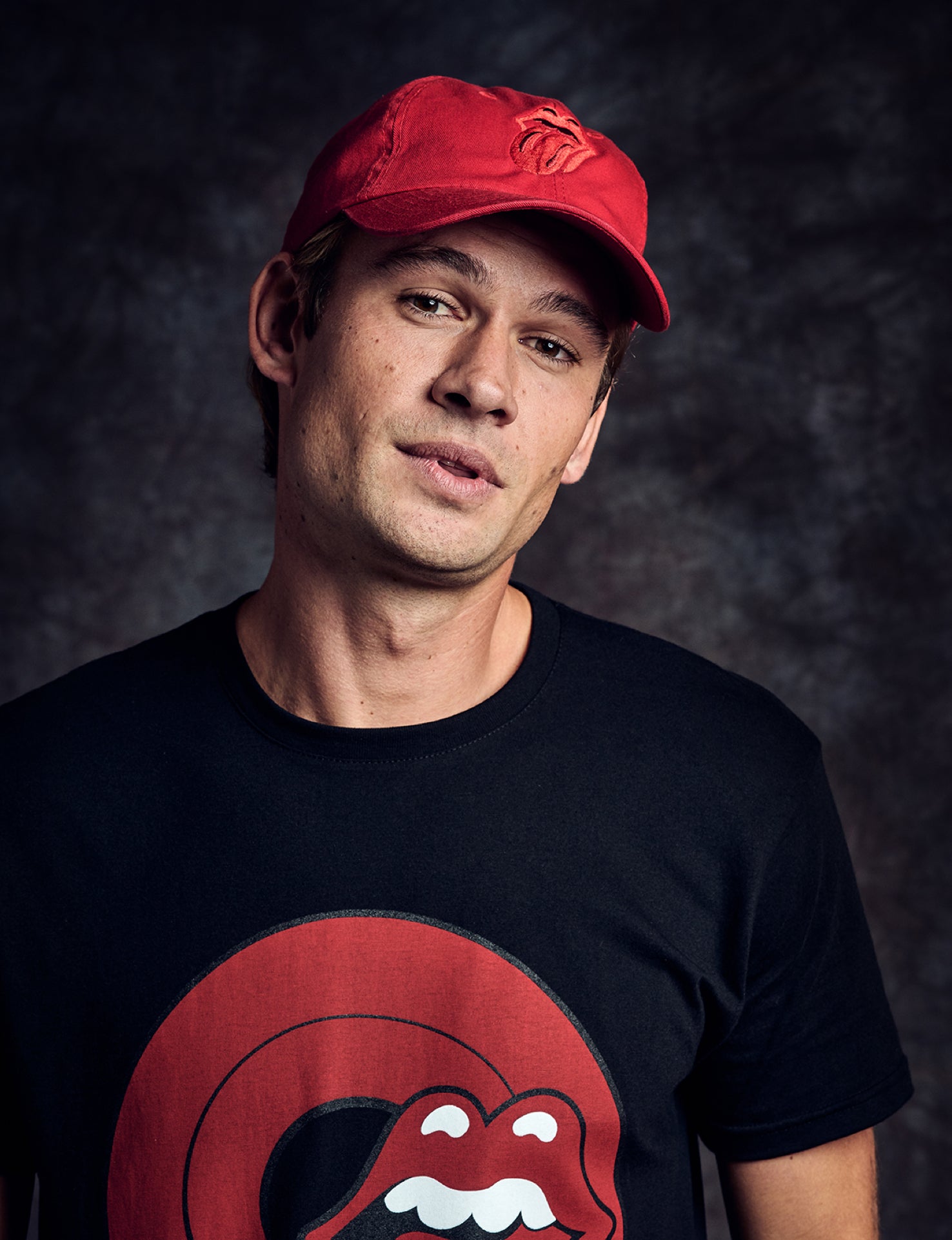 Stones Red Tongue Dad Cap - The Rolling Stones